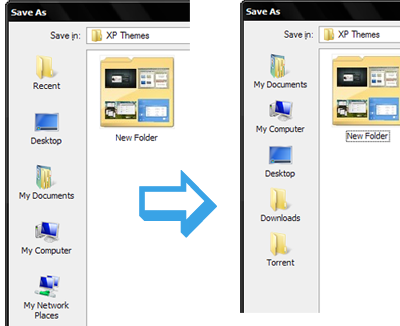 Add custom locations to Windows Open/Save dialog box with Melloware ...